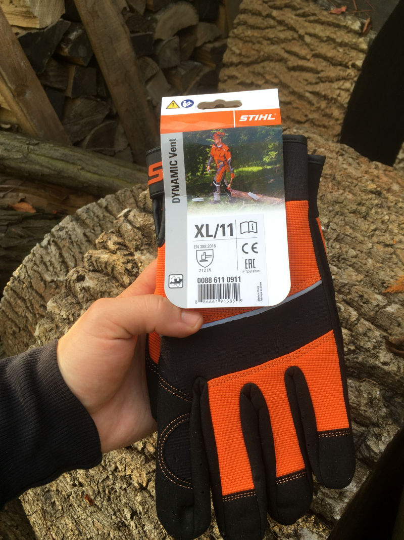 Die STIHL Dynamic Vent Handschuhe - Kettensäge Ratgeber